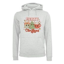 F4NT4STIC Damen Kapuzenpullover "Merry Christmas Cozy And Cute", grau, Gr. L, Obermaterial: 65% Baumwolle, 35% Polyester, Pullover, Premium Qualit&auml;t