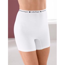 w&auml;schepur W&Auml;SCHEPUR Damen Lange Unterhose, Gr. 36wei&szlig;, 95% Baumwolle, 5% Elasthan, Unterhosen