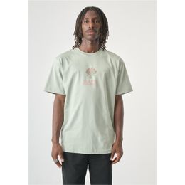 Cleptomanicx Herren T-Shirt, gr&uuml;n, Gr. L, bedruckt, 100% Baumwolle, Shirts, mit modischem Frontprint