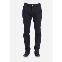 Herren Chinohose "JOGG", grau, Gr. 38, Le Temps Des Cerises, unifarben, 85% Baumwolle, 14% Polyester, 1% Elasthan, Hosen, in tollem Design