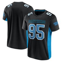 Fanatics Damen T-Shirt "Fanatics T-Shirt Carolina Panthers Value Franchise Fashion", blau, Gr. L, 100% Polyester, Shirts