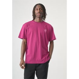 Cleptomanicx Herren T-Shirt "Sketch Gull", pink, Gr. L, bedruckt, 100% Baumwolle, Shirts, mit gro&szlig;em Backprint