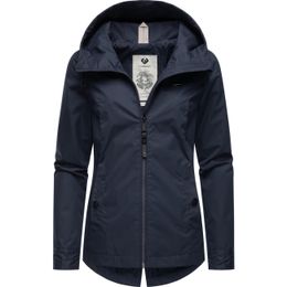 Ragwear Damen Outdoorjacke "Monade &Uuml;bergang", blau, Gr. XS, Obermaterial: 100% Polyester; Innenfutter: 100% Polyester, Jacken, stylische