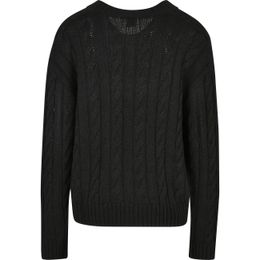 Urban Classics Herren Cardigan "Urban Classics Herren Boxy Cardigan"schwarz, Gr. XL, unifarben, 100% Polyacryl, Strickjacken