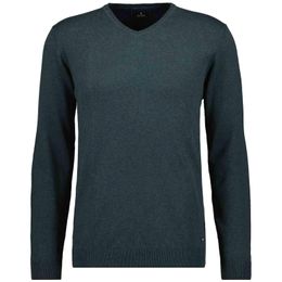 Ragman Herren V-Ausschnitt-Pullover, gr&uuml;n, Gr. XXXL, Strick, 95% Baumwolle, 5% Kaschmir, Pullover