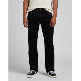 Lee Herren Straight-Jeans "Legendary", schwarz, Gr. 38, Denim/Jeans, Obermaterial: 98% Baumwolle, 2% Elasthan, Jeans, Straight fit
