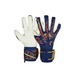 Reusch Damen Torwarthandschuhe "Attrakt SpeedBump", bunt, Gr. 10,5, mehrfarbig, 69% Elastodien, 26% Polyester, 5% Polyamid, Handschuhe, mit Evolution