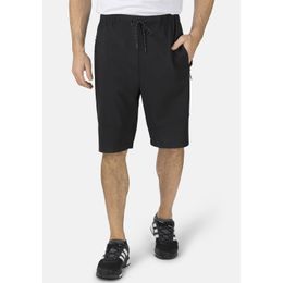 Stooker Men Herren Shorts "Poly/BW- Funktionsstoff Sport Shorts", schwarz, Gr. M, Sweatware, 95% Polyester, 5% Elasthan, Hosen, Shorts Regular Fit