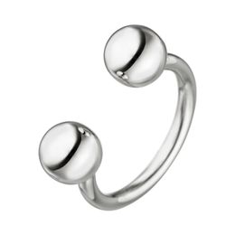 Jobo Damen Silberring "Kugel", 60, Silber 925 (Sterlingsilber), silber, Silber 925 (Sterlingsilber), Fingerringe, 925 Silber