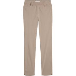 bonprix Damen Stretch-Hose "Stretch-Hose in Schlupfform", braun, Gr. 38, Obermaterial: 73% Viskose, 23% Polyamid, 4% Elasthan, Hosen, aus Viskose,