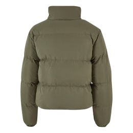 Urban Classics Damen Winterjacke "Urban Classics Damen Ladies Short Peached Puffer Jacket", gr&uuml;n, Gr. M, unifarben, 100% Polyester, Jacken