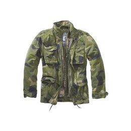 Brandit Herren Winterjacke "Brandit Herren M-65 Giant Jacket"swedisch camo, Gr. L, mehrfarbig, 100% Baumwolle, Jacken