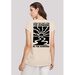 F4NT4STIC Damen T-Shirt "Be The Sunshine", wei&szlig;, Gr. XL, Obermaterial: 100% Baumwolle, Shirts, Premium Qualit&auml;t