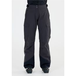 SLOPE Damen Skihose "Bandone", grau, Gr. L, unifarben, 100% Polyester, Hosen, mit wasserabweisender Membran
