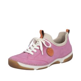 Rieker Damen Slip-On Sneaker, Gr. 42pink, Lederimitat, Schuhe, Slipper, Schlupfschuh, Freizeitsneaker aus Lederimitat