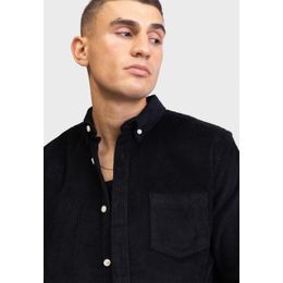 REDEFINED REBEL EST. 2013 REDEFINED REBEL Herren Langarmhemd "Redefined Rebel Shirt RRSean Shirt", schwarz, Gr. S, Web, 98% Baumwolle, 2% Elasthan, Hemden