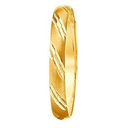 Firetti Damen Trauring "Schmuck Geschenk Gold 375 Hochzeit Ehering "LIEBE"", 17,5, ohne Brillant, Gelbgold 375, 3mm, gold, Gelbgold 375, Fingerringe,