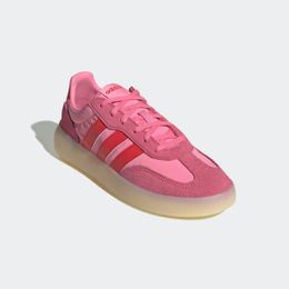 Damen Sneaker "BARREDA DECODE", adidas Sportswear, Gr. 40bliss pink, pure ruby, pink fusion, Leder, Textil, Schuhe, inspiriert vom Design des adidas