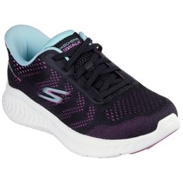 Skechers Damen Slip-On Sneaker "GO WALK NOW-KHLOE", Gr. 43, bunt, Textil, Schuhe, Freizeitschuh mit Fersenkissen und Slip-ins Technologie