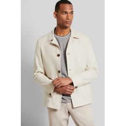Bugatti Herren Sakko, beige, Gr. 50, 78% Baumwolle, 22% Polyester, Sakkos, mit Umlegekragen