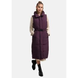 Navahoo Damen Steppweste "Abendlied XIV", lila, Gr. M, Obermaterial: 100% Polyester. Innenfutter: 100% Polyester. Wattierung: 100% Polyester, Westen,