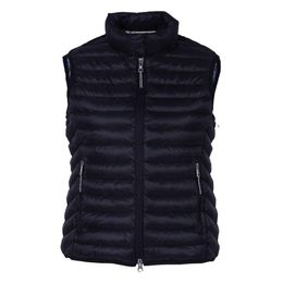 Fuchs & Schmitt FUCHS SCHMITT Damen Steppweste, schwarz, Gr. 36, unifarben, Web, Obermaterial: 100% Polyester, Westen, Stehkragen, Regular Fit, Rei&szlig;verschlusstaschen
