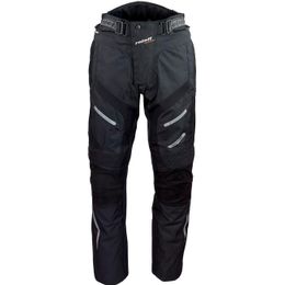 Roleff Motorradhose "RO 460", XS, N-Gr, schwarz, Hosen, wind- und wasserdicht, atmungsaktiv