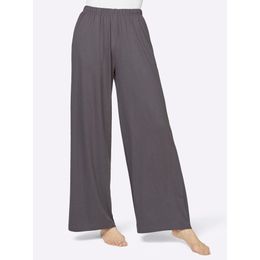 feel good Damen Jogginghose, Gr. 22, schwarz, 50% Baumwolle, 50% Viskose, unifarben, Hosen