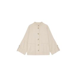 Damen Outdoorjacke "moshi moshi mind Jacket bloom", beige, Gr. M, MOSHI MOSHI MIND, Obermaterial: 100% Baumwolle, Jacken