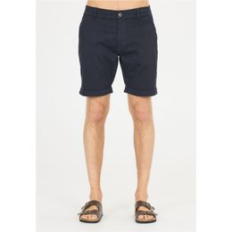 CRUZ Herren Shorts "Jerryne", blau, Gr. L, unifarben, 97% Baumwolle, 3% Elasthan, Hosen, mit praktischen Seitentaschen