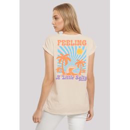 F4NT4STIC Damen T-Shirt "Feeling a Little Salty Summer", wei&szlig;, Gr. L, Obermaterial: 100% Baumwolle, Shirts, Premium Qualit&auml;t