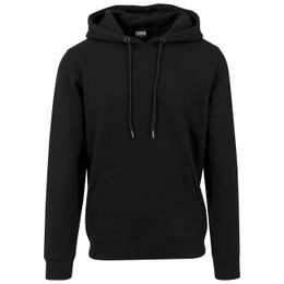 Urban Classics Herren Sweatshirt "Urban Classics Herren Basic Sweat Hoody"schwarz, Gr. L, unifarben, 63% Baumwolle, 37% Polyester, Sweatshirts
