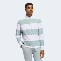 Herren Sweatshirt "ULT RUGBY QZ"wonder sage, wei&szlig;, Gr. XL, adidas Performance, Obermaterial: 84% Polyester, 16% Elasthan, Sweatshirts