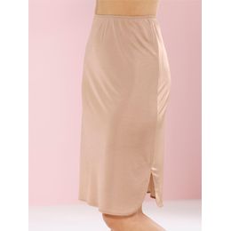 Nina von C. Damen Unterrock, Gr. 44, braun, 81% Viskose, 19% Polyester, unifarben, R&ouml;cke