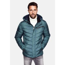 NEW CANADIAN Herren Steppjacke "Stepp-Jacke", gr&uuml;n, Gr. 25, unifarben, 100% Polyester, Jacken, mit abnehmbarer Kapuze