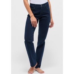 Angels Damen High-waist-Jeans "DOLLY", blau, Gr. 40, unifarben, Denim/Jeans, Obermaterial: 78% Baumwolle, 21% Polyester, 1% Elasthan, Jeans, im