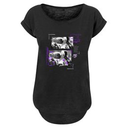 F4NT4STIC Damen T-Shirt "E.T. Unisex Kiss", schwarz, Gr. XS, Obermaterial: 100% Baumwolle, Shirts, Official Merch