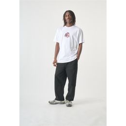 Cleptomanicx Herren T-Shirt, wei&szlig;, Gr. XL, bedruckt, 100% Baumwolle, Shirts, mit coolem Front- und R&uuml;ckenprint