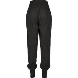 Urban Classics Damen Stoffhose "Urban Classics Damen Ladies Sarong Pants", schwarz, Gr. XL, unifarben, 100% Viskose, Hosen