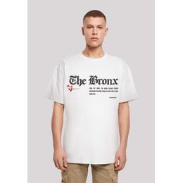 F4NT4STIC Damen T-Shirt "The Bronx OVERSIZE TEE", wei&szlig;, Gr. XS, Obermaterial: 100% Baumwolle, Shirts, Print