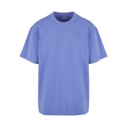 T-Shirt Karl Kani "Karl Kani Herren", Jungen, Gr. L, lila, 100% Baumwolle, bedruckt, oversize, Rundhals, Shirts T-Shirt