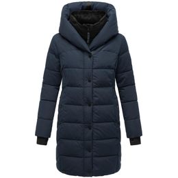 Navahoo Damen Steppmantel "Knutschilein", blau, Gr. XXXL, Obermaterial: 100% Polyester. Innenfutter: 100% Polyester. Wattierung: 100% Polyester.