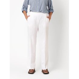 Toni Damen Schlupfhose "Sue Wide Chino"wei&szlig;, Gr. 46, Web, Obermaterial: 87% Baumwolle, 10% Polyamid, 3% Elasthan, Hosen, mit bequemem Dehnbund - auch
