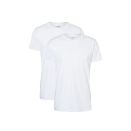 Camano Herren T-Shirt "2er Pack", wei&szlig;, Gr. L, 100% Baumwolle, Shirts