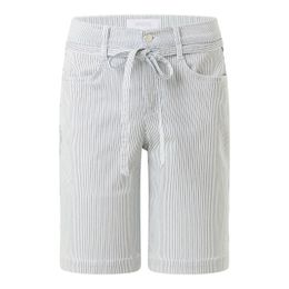 AENGELS Damen Shorts "AENGELS Wide Leg Short Belt"blau, Gr. 36, unifarben, 89% Baumwolle, 8% Polyester, 3% Elasthan, Hosen