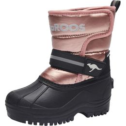 Kangaroos Damen Winterstiefel "K-Shell II Metallic", Gr. 27, rosa, Synthetik, Textil, Schuhe, Snowboots, Winterboots, Winterschuhe, gef&uuml;ttert und