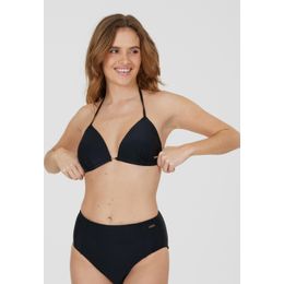 ENDURANCE ATHLECIA ATHLECIA Damen Triangel-Bikini-Top "Aqumiee", schwarz, Gr. 42, unifarben, 80% Nylon, 20% Elasthan, Bikini-Oberteile, mit UV-sch&uuml;tzender Eigenschaft