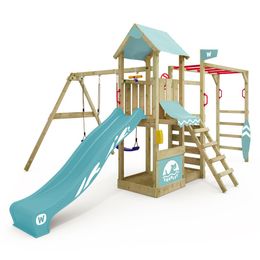 Wickey Spielturm mit Schaukel und Kletteranbau Smart Baboon
