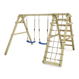 Wickey Holzschaukel mit Kletteranbau Sky Skipper Prime