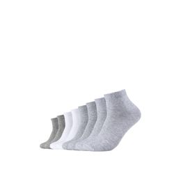 s.Oliver Herren Kurzsocken "Kurzsocken 8er Pack", Gr. 39, wei&szlig;, 70% Baumwolle, 27% Polyester, 3% Elasthan, uni, Socken